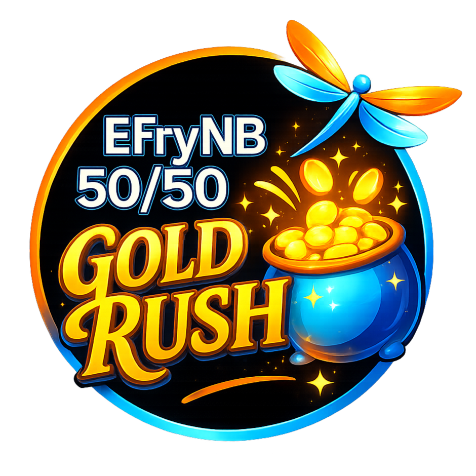 EFryNB 50/50 Gold Rush | Play for a Cause, Win Big